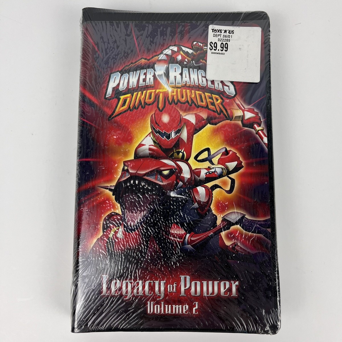 Power Rangers Dinosaurio Trueno Vhs Lot Of Power Rangers Dino Thunder