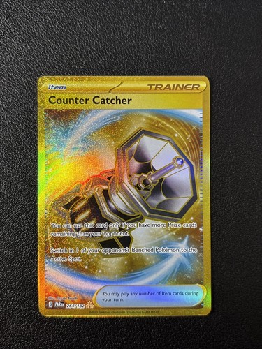 264/182 Counter Catcher - Paradox Rift - Gold Secret Rare - Pokemon ...