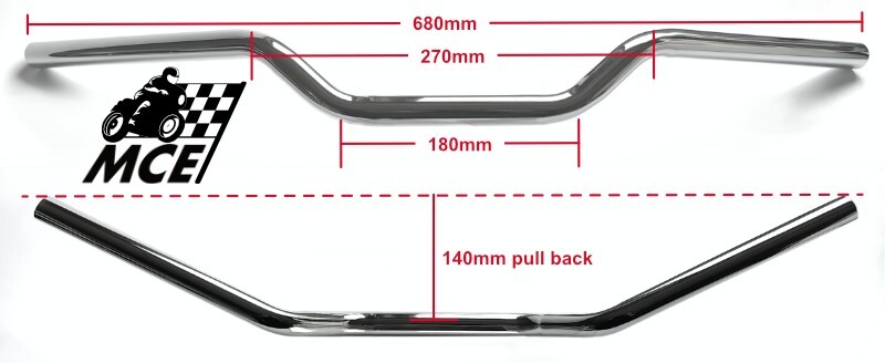 BSA A7 A10 B31 B33 AJS MATCHLESS TOURING STYLE HANDLE BARS | eBay UK