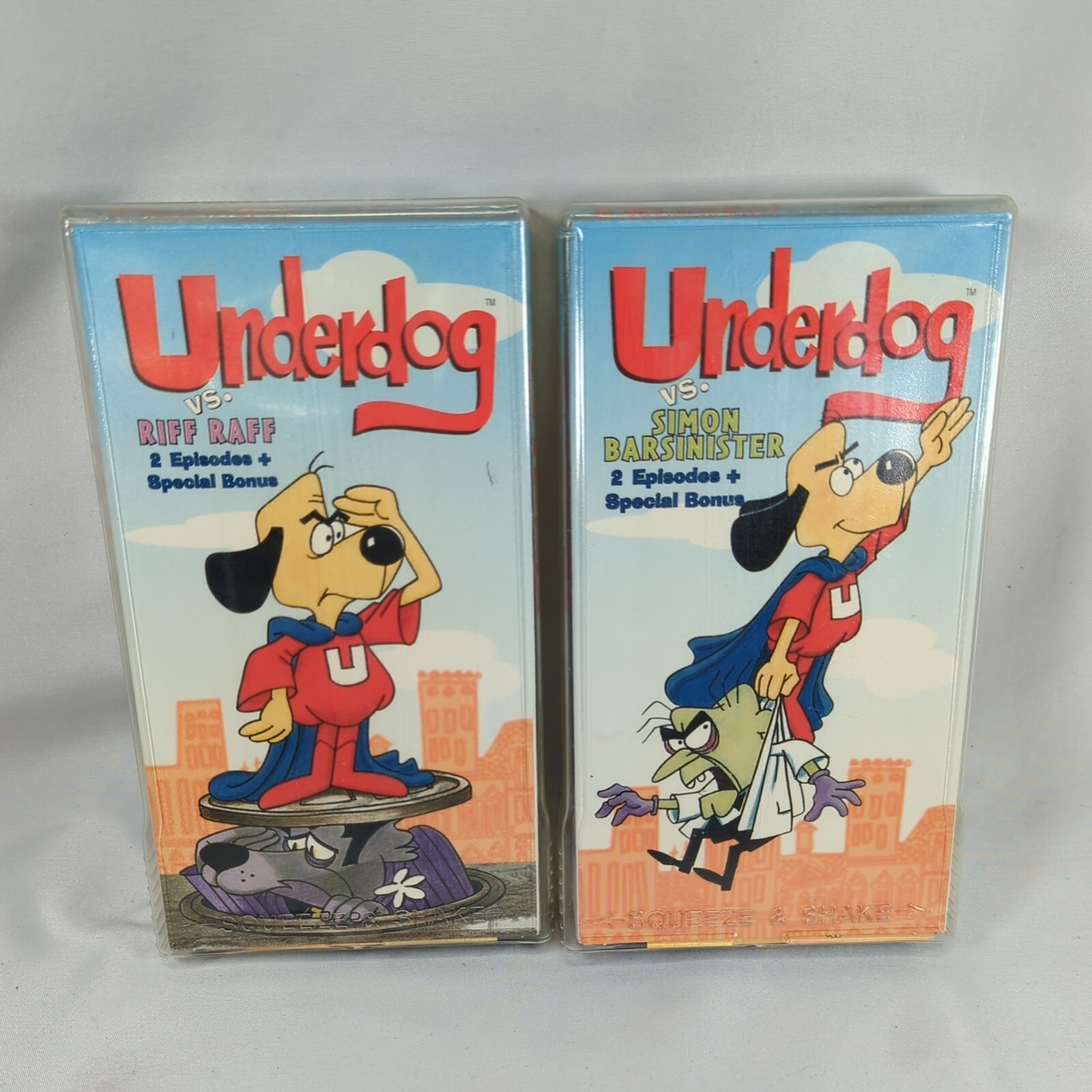 Underdog VHS 2 Lot - Riff Raff + Simon Barsinister 74645406138 | eBay