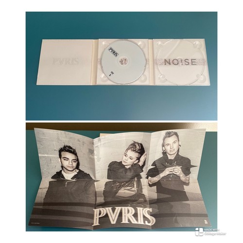 DVD Case & Poster ONLY No CD PVRIS White Noise Deluxe Band Rock Punk ...
