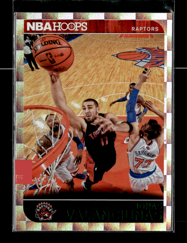 2014-15 NBA Hoops Green Jonas Valanciunas Checkerboard #10 | eBay