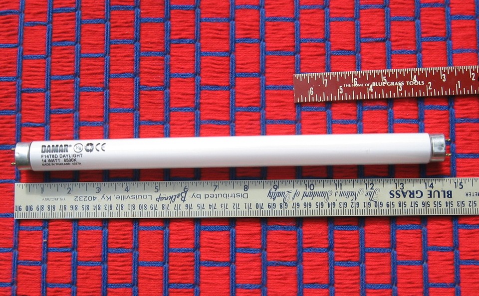 F14T8 fluorescent 14w light bulb F14T8/D and F14T8/CW 15 inch 15" tube ...