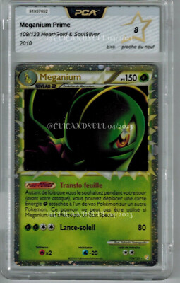 carte Pokémon PCA Meganium Prime 109/123 HeartGold & SoulSilver 8 | eBay