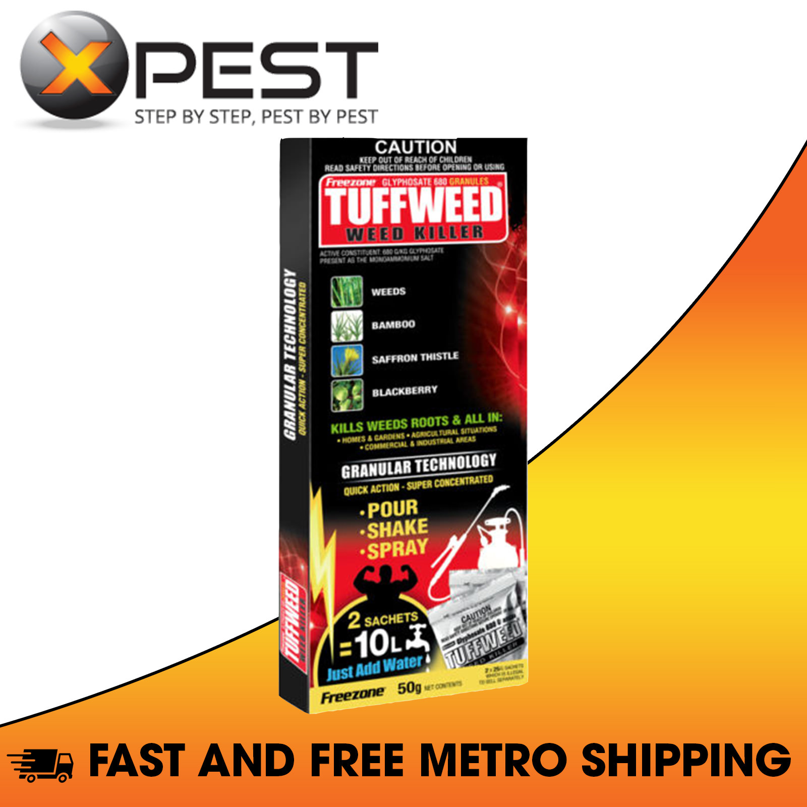 2 x 5L Tuffweed Exact Dose Sachet Weed Killer | eBay