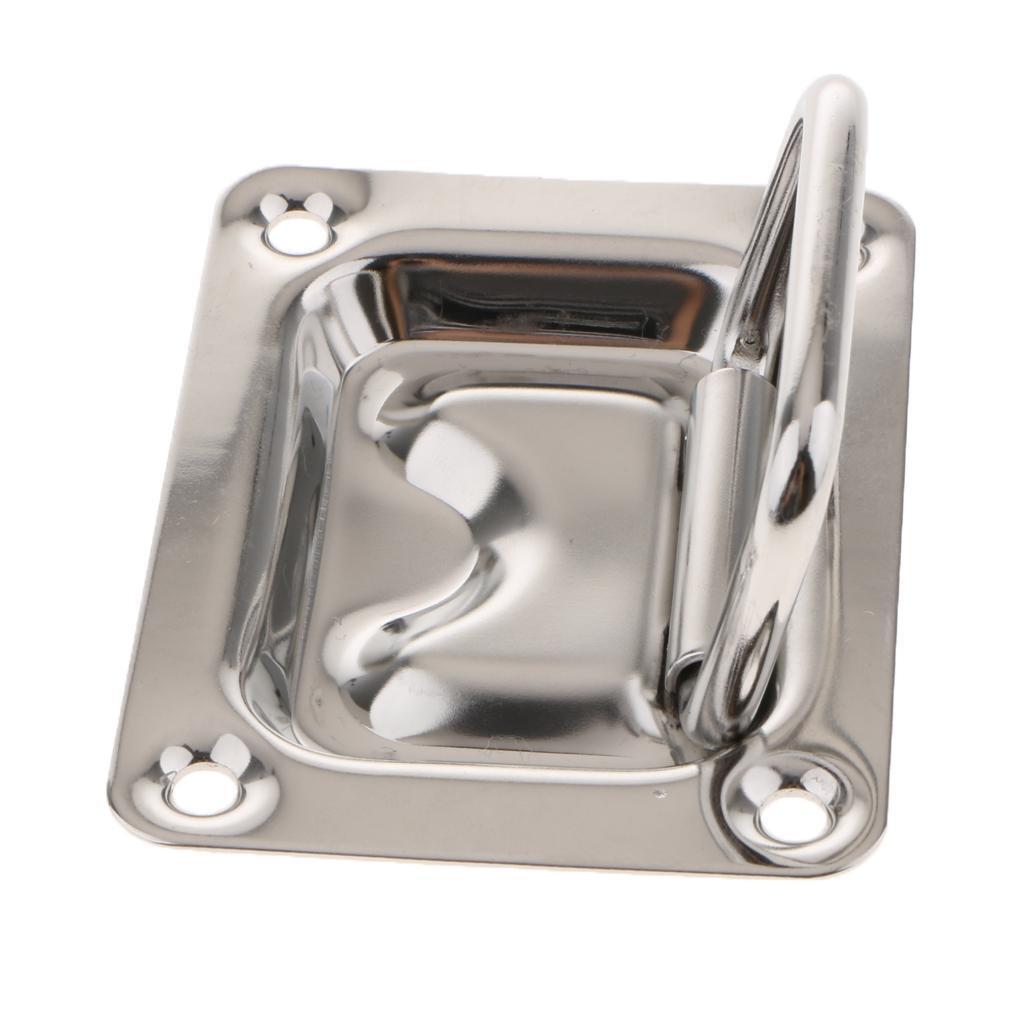 Rectangular Recessed Stainless Steel, Pull Handle Flush Lift | eBay