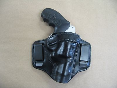 Colt Agent Revolver 2 Clip IWB Leather Concealed Carry Holster CCW ...