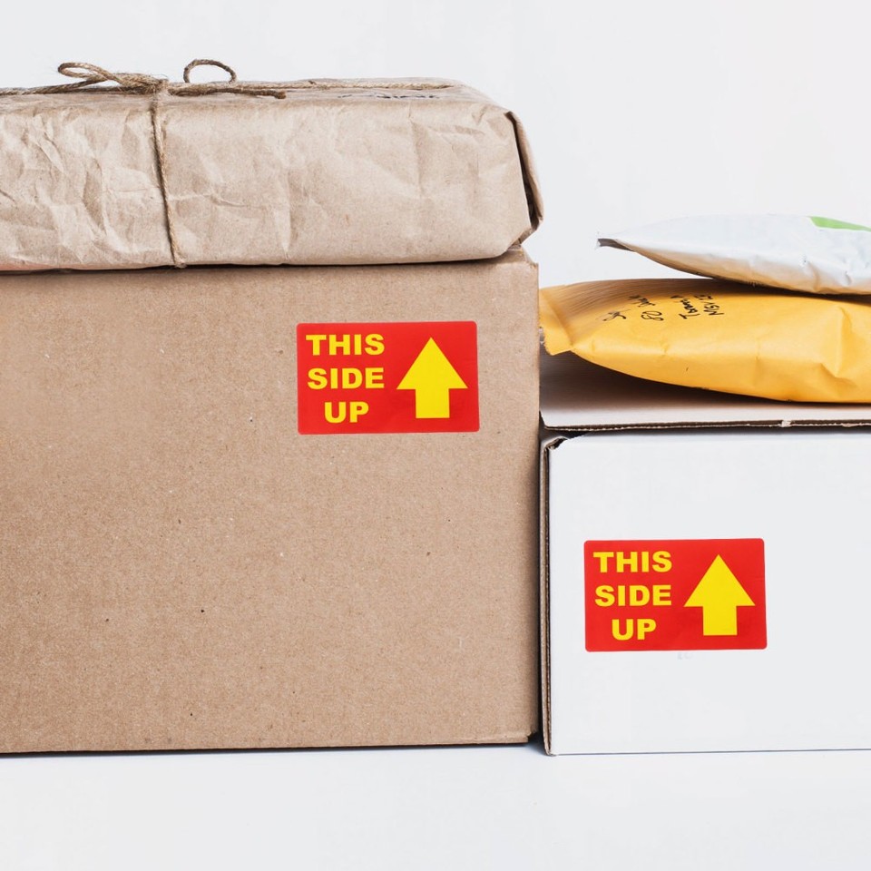 Fragile Stickers for Packaging Warning Packing Labels Moving Boxes ...