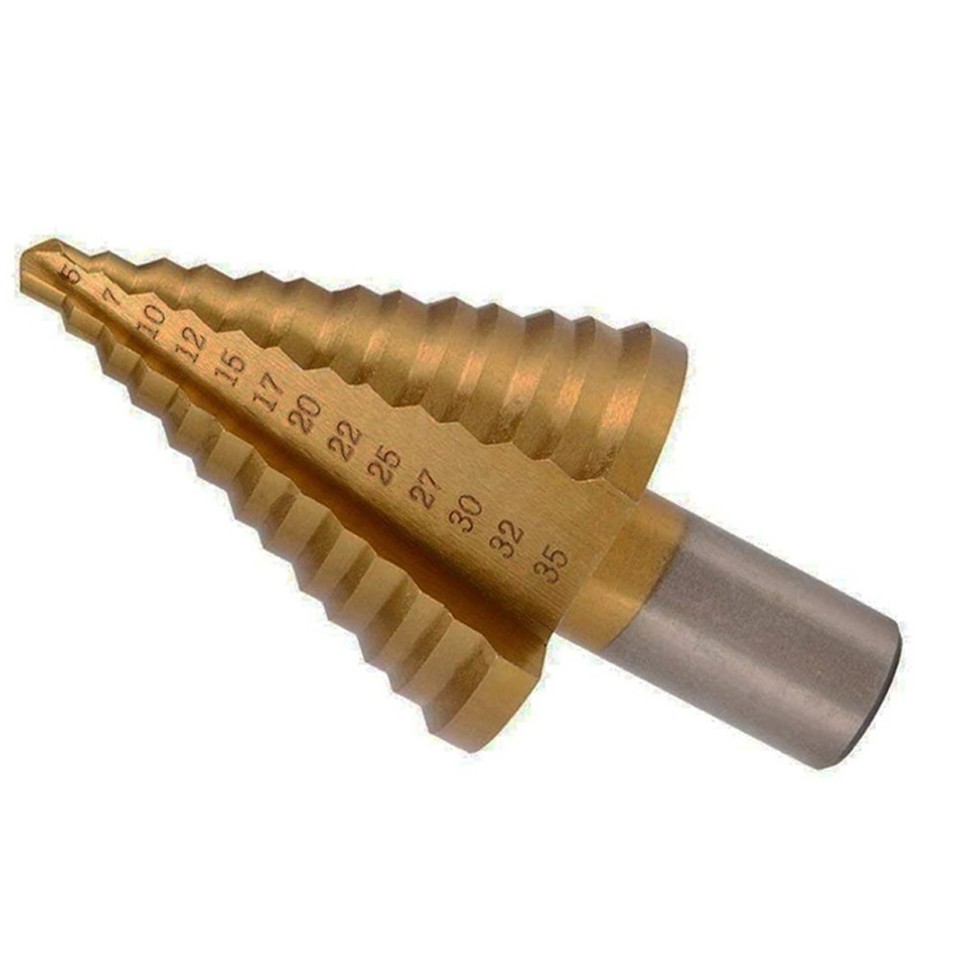 1* HSS Step Drill Bit 13 Types 5~35mm For Steel, Wood, Thin Iron ...