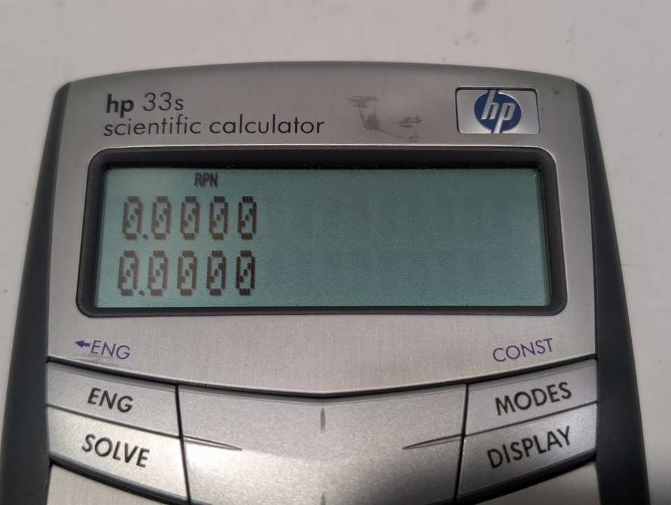 Hewlett Packard HP 33s Scientific Calculator w Case TESTED WORKING | eBay