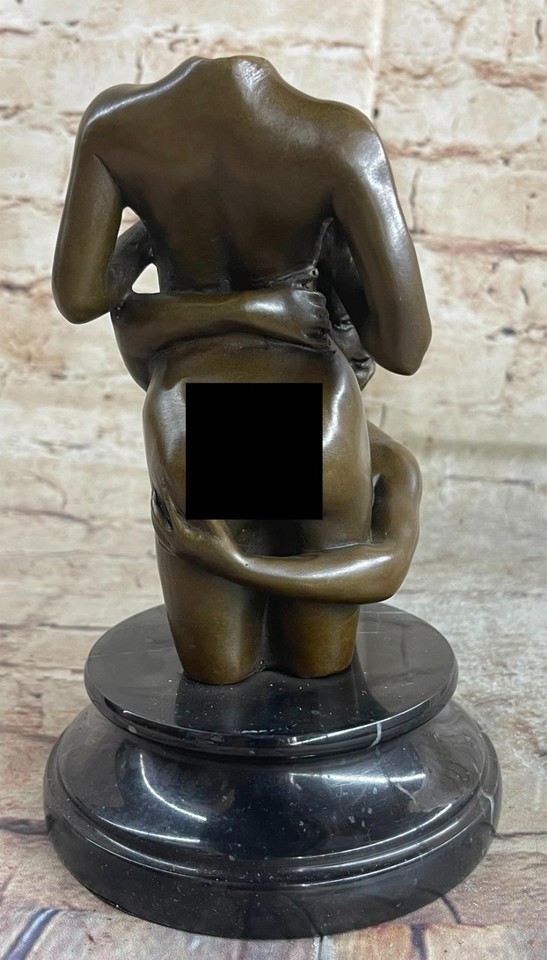 100% Solid Bronze Sculpture Bust Naked Girls Statues Figurine Gifts ...