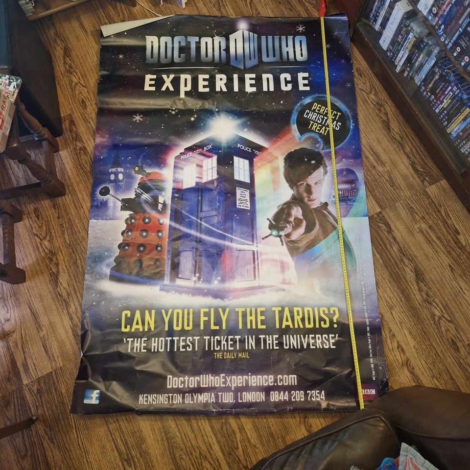 Doctor Who Experience HUGE Promo Poster London Olympia 2011 Matt Smith ...