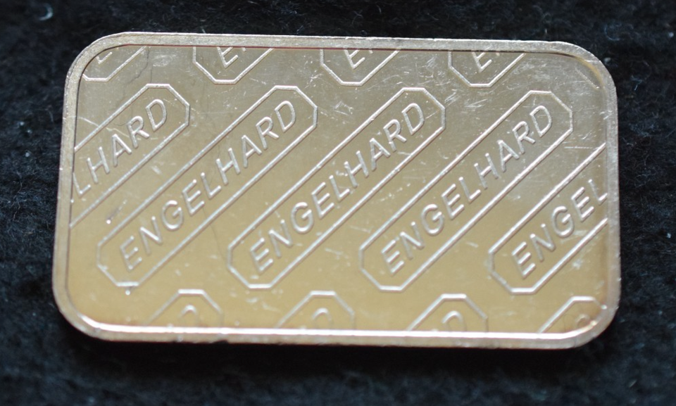 Engelhard (cartouche) 1 oz .999 Fine Silver Bar, horizontal design | eBay