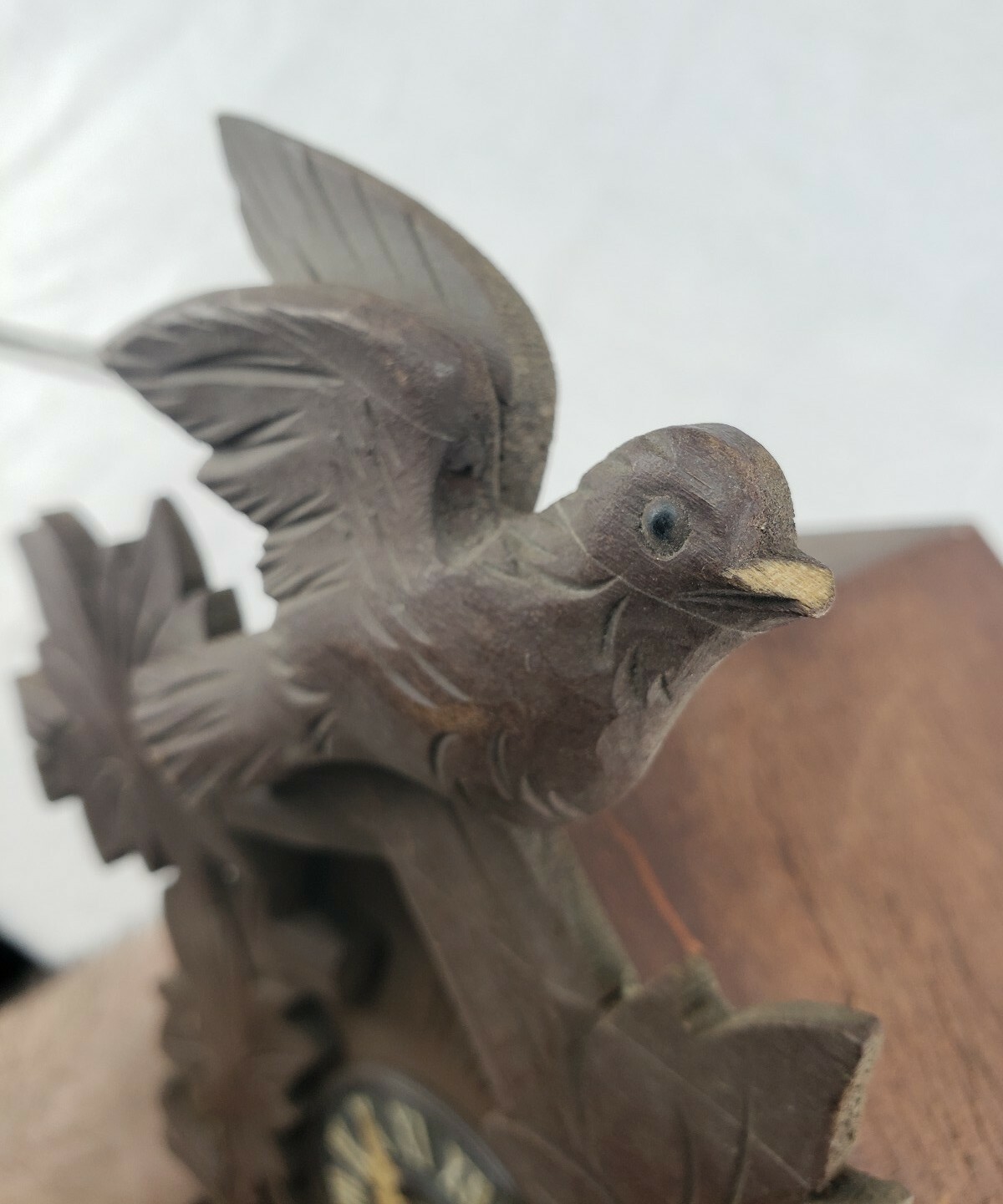 Vintage Antique Black Forest Cuckoo Clock Germany Badufa Bird Topper | eBay