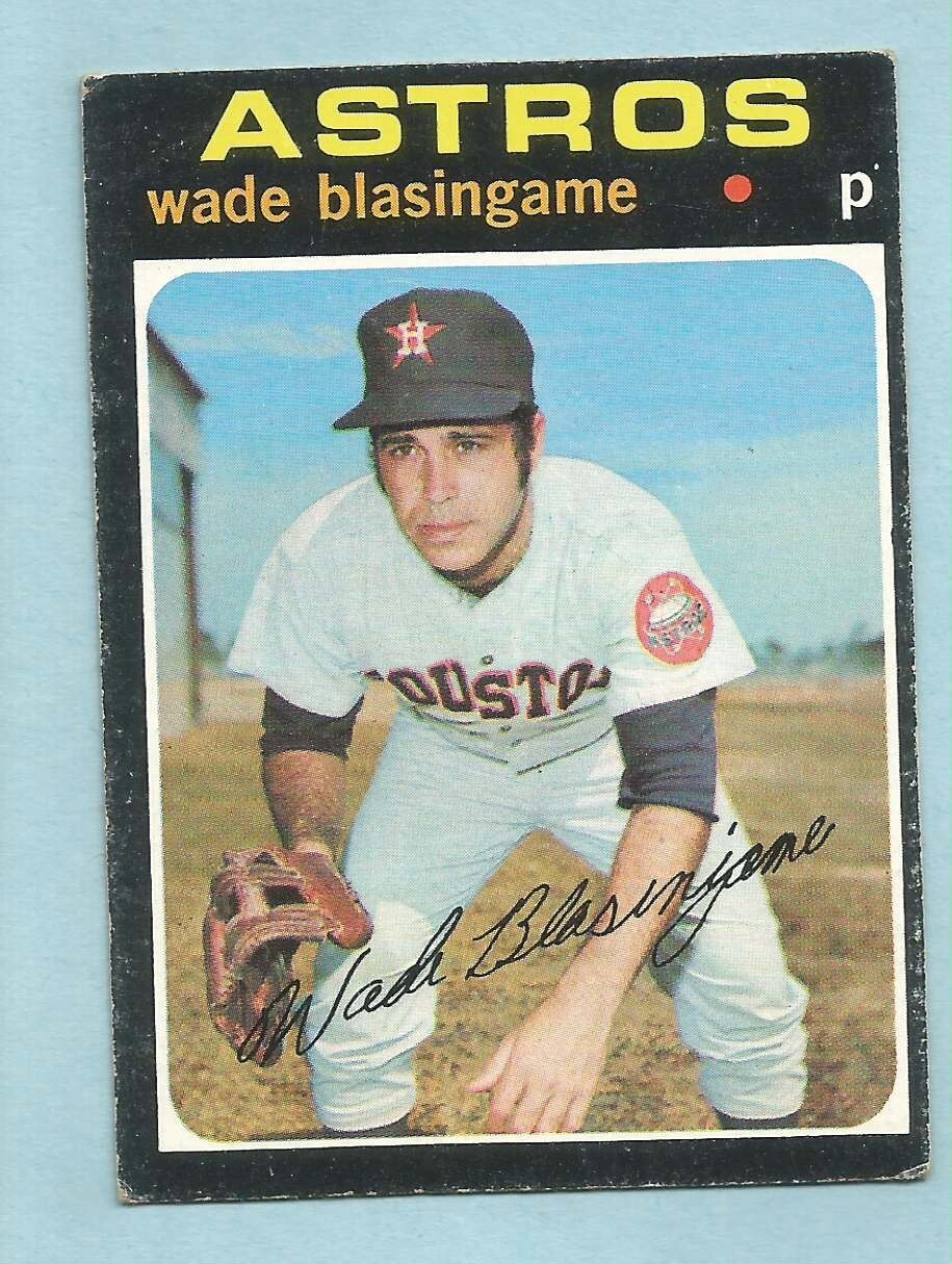 1971 Topps Baseball Wade Blasingame #79 Houston Astros EX | eBay