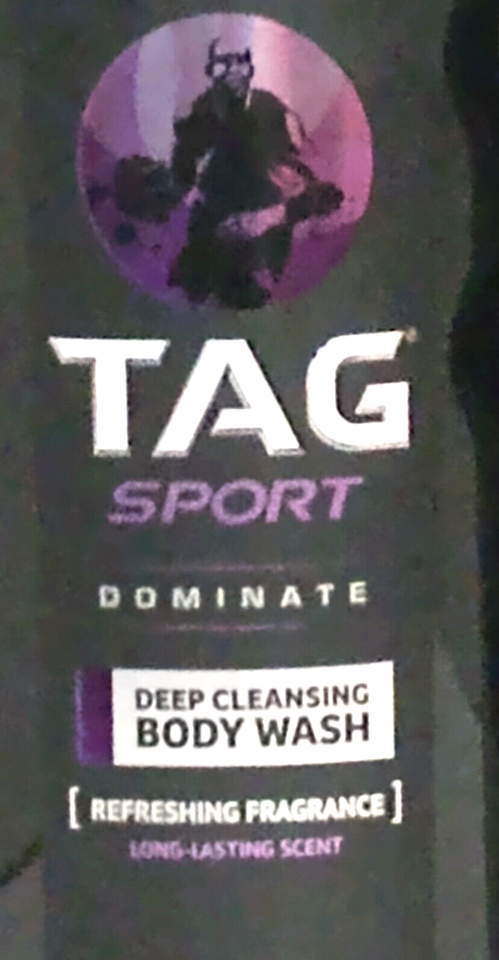 New Lot of 2 Tag Sport DOMINATE Deep Cleansing Body Wash 18 fl oz each ...