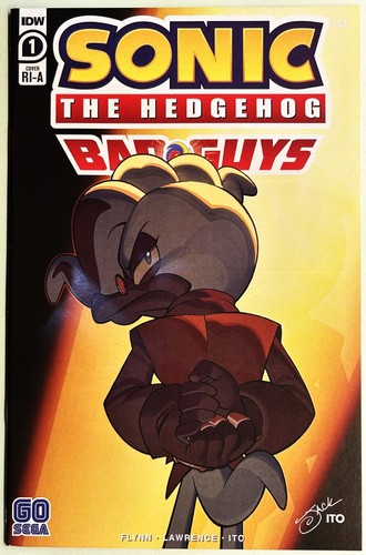 SONIC The HEDGEHOG BAD GUYS Comic Book IDW #1 Cover RI-A September 2020 ...