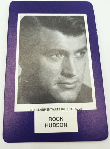 Rock Hudson 1993 Face To Face Game Trading Card Canada Games Rich an ...