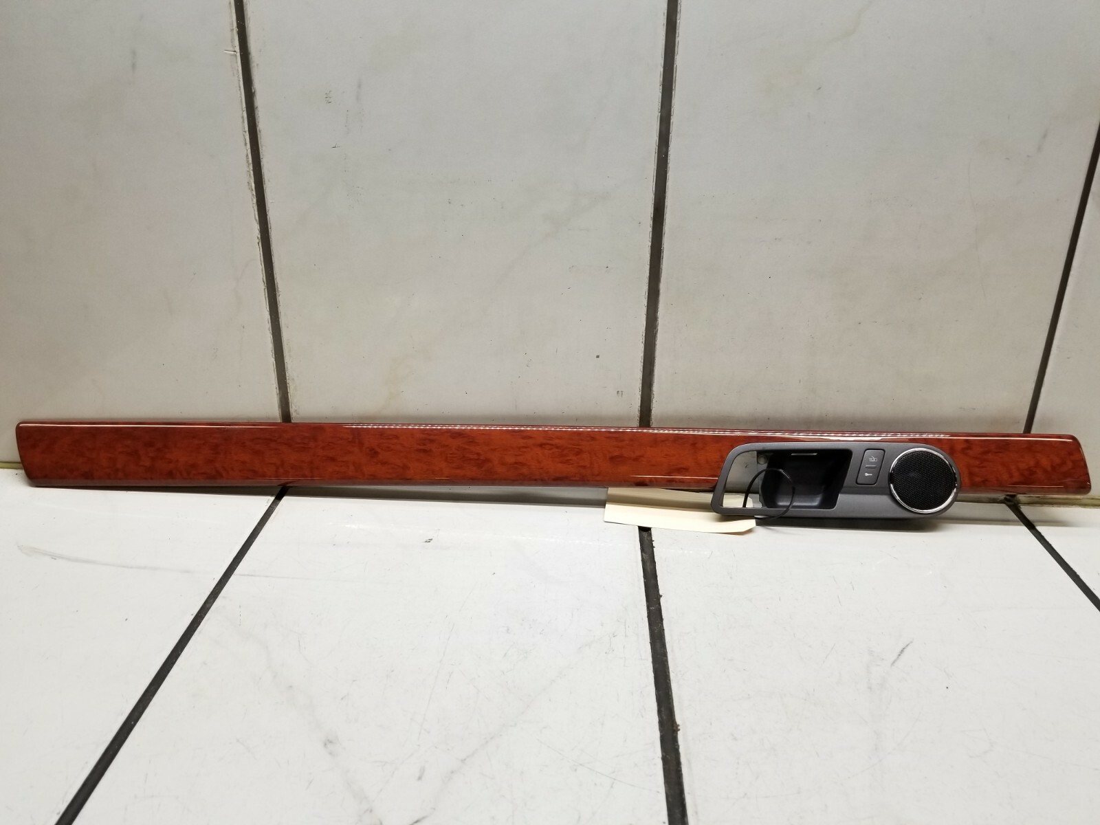 2004 VW VOLKSWAGEN PHAETON REAR LEFT DRIVER SIDE DOOR PANEL WOOD TRIM ...