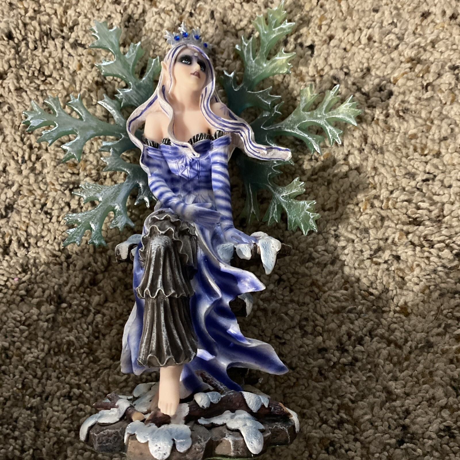 Winter Fairy With Snowflake Wings Figurine | eBay