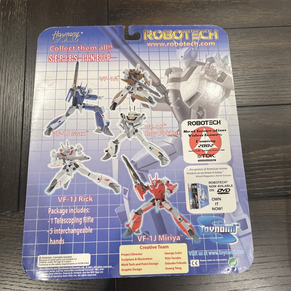 Toynami Robotech VF-1A Ben Dixon Veritech Super Poseable Harmony Gold ...