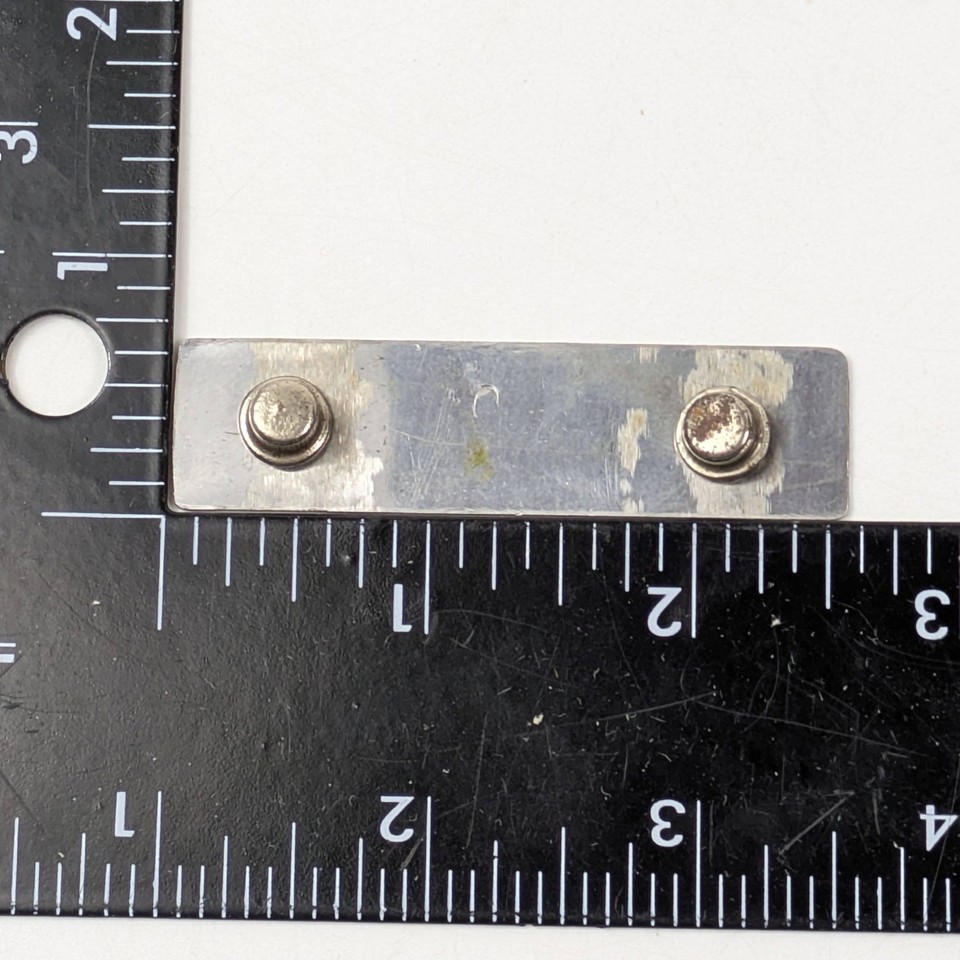 Vtg Japanese Blue Metal Name Tag Badge Pinback ID Plate 767381 Kanji Characters | eBay