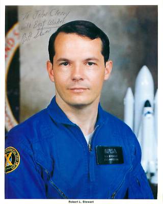 Robert Stewart NASA Astronaut 8 x 10 Space Photo Purple Heart Medal ...