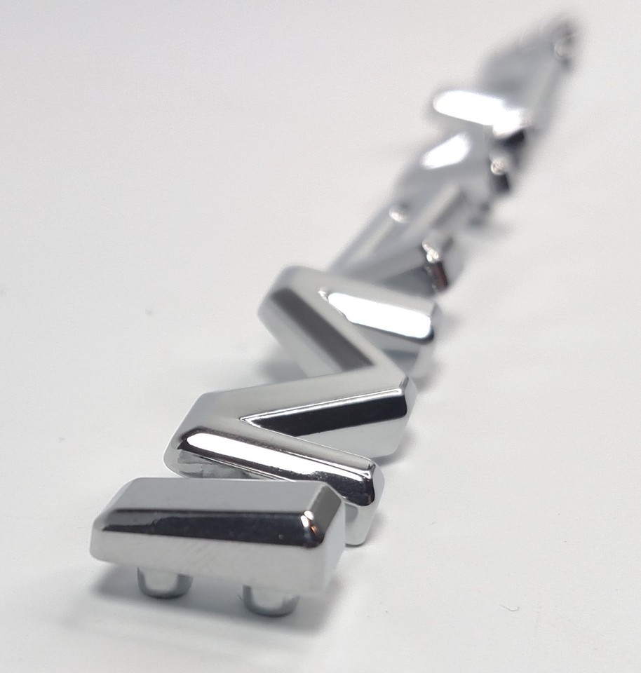 Pair 1963 63 Chevrolet Impala Quarter Panel Emblems Chrome Letters GM ...