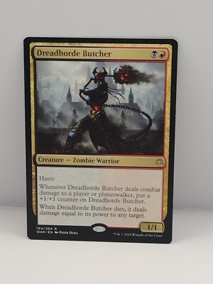 MTG Dreadhorde Butcher War of the Spark (WAR) Rare Magic Card #194/264 ...