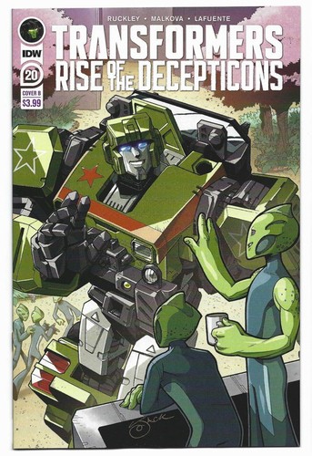 Transformers #20 2020 Unread Lawrence Variant Cover B IDW Comics Brian ...