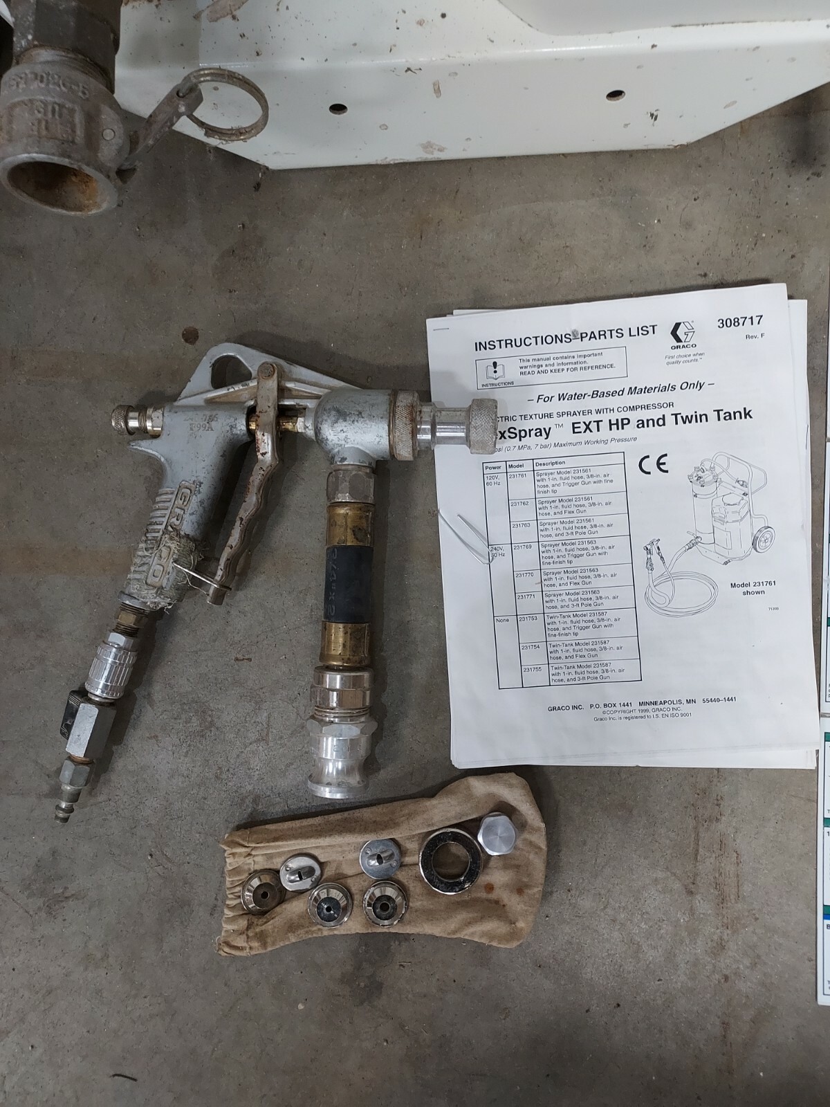 Graco TexSpray Compact Ext 120V, 60Hz, l99a Texture 231761 wall ...