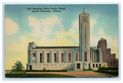 POSTCARD Madonna Della Strada Chapel Loyola University Chicago Illinois ...