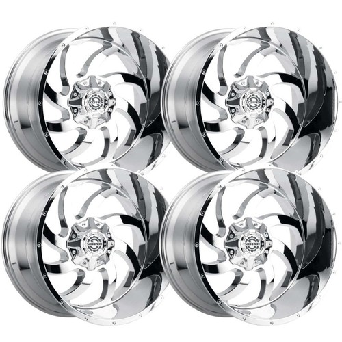 (Set-4) Scorpion SC30 20x9 6x135/6x139.7 12mm Chrome wheels rims 20 ...