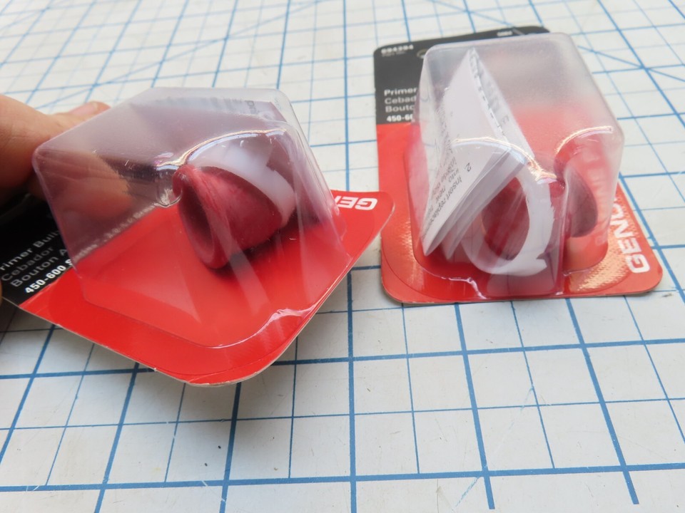 Briggs & Stratton 694394 Primer Bulb with Ring 2 Pack Factory Sealed | eBay