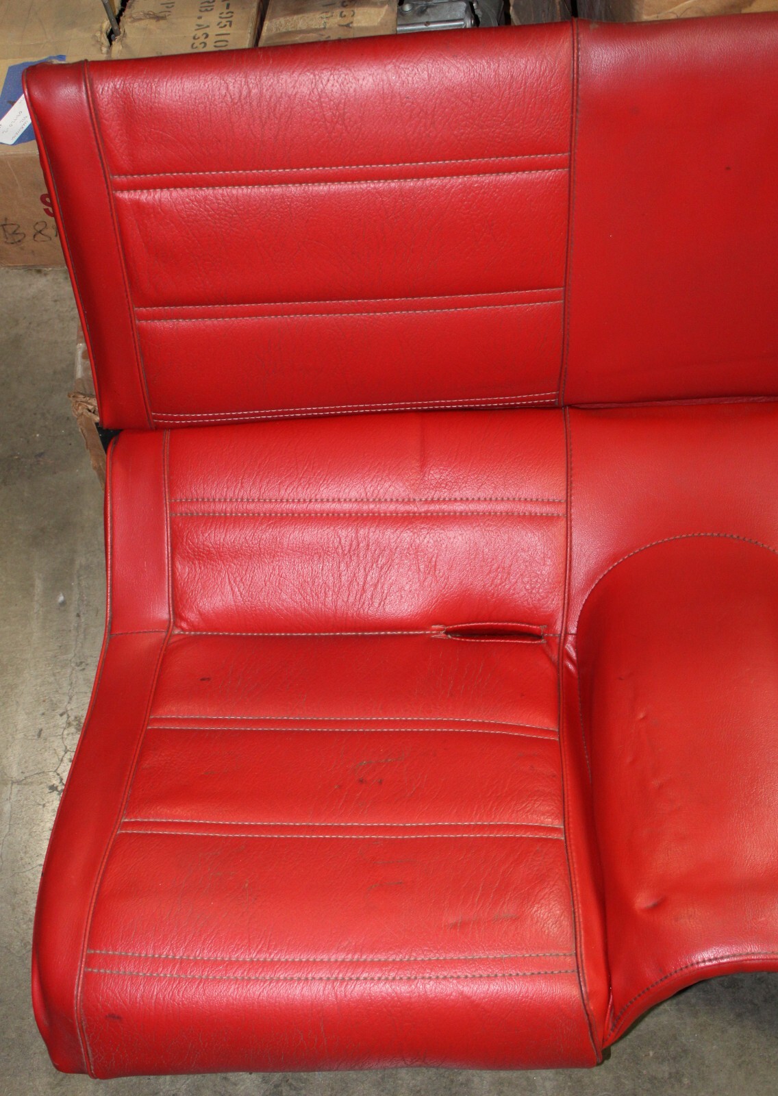 1965-1973 Mustang GT Mach 1 Boss Shelby ORIG FASTBACK REAR SEAT 71-73 ...
