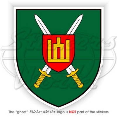 LITHUANIA Lithuanian Land Forces Command Emblem, Army Badge Vinyl ...