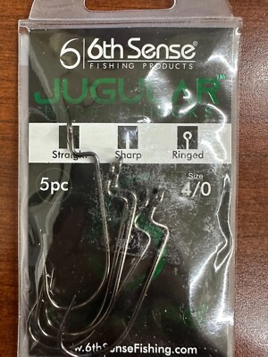 6TH SENSE Jugular Hybrid HOOKS - 4/0 - 5 PK - Fishing Tackle HKJG-4/0 ...
