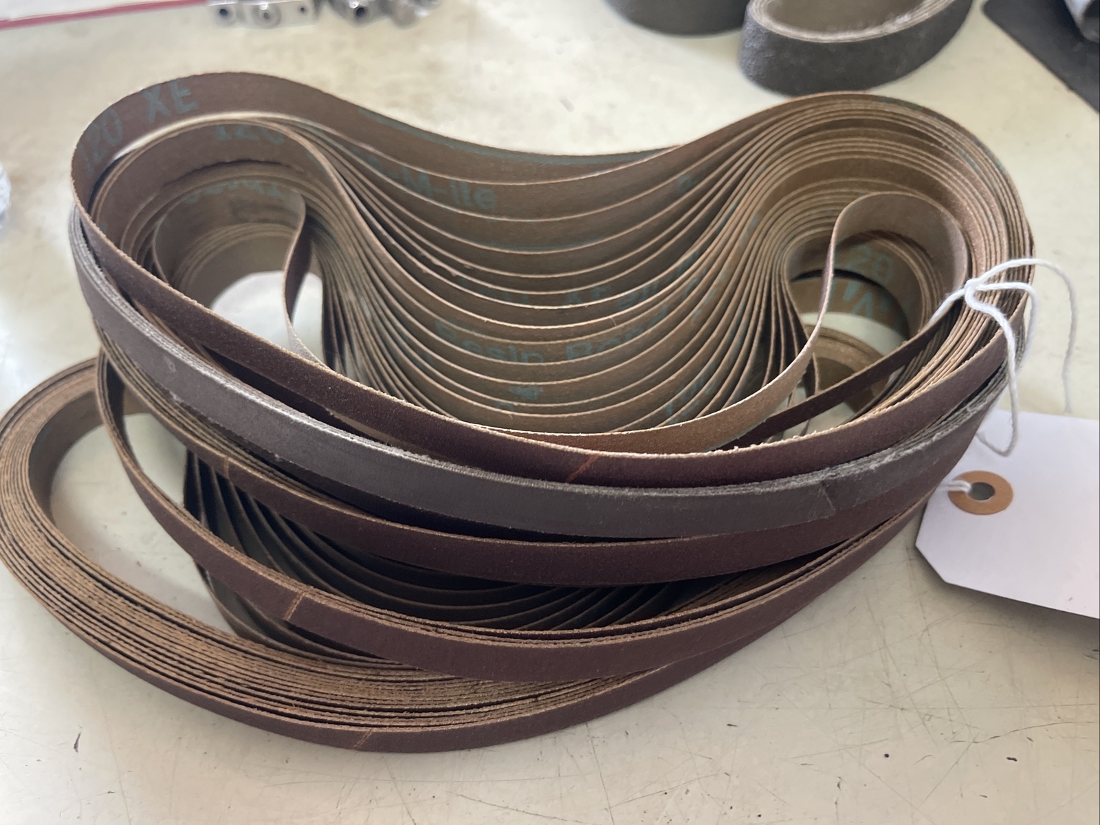 10 1/2" X 24" Cubicut Resin Bond Cloth Belts 3M 120 XE | eBay