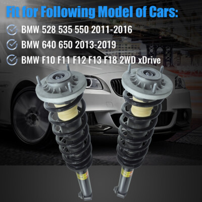 2x Rear Shock Struts Assembly For BMW F10 F11 F12 F13 F18 528i 535i ...