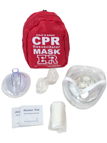 EVER READY ADULT CPR MASK WITH CASE | eBay