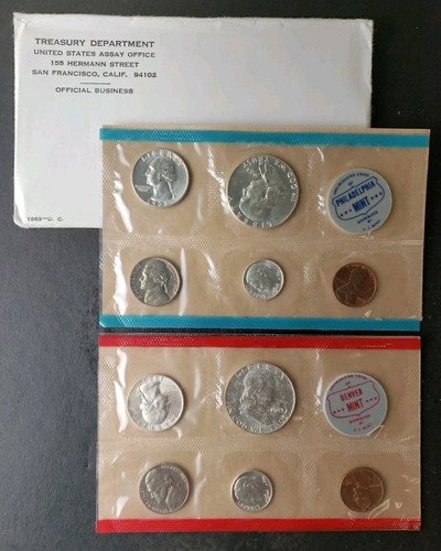 1963 United States Mint Uncirculated Set | eBay
