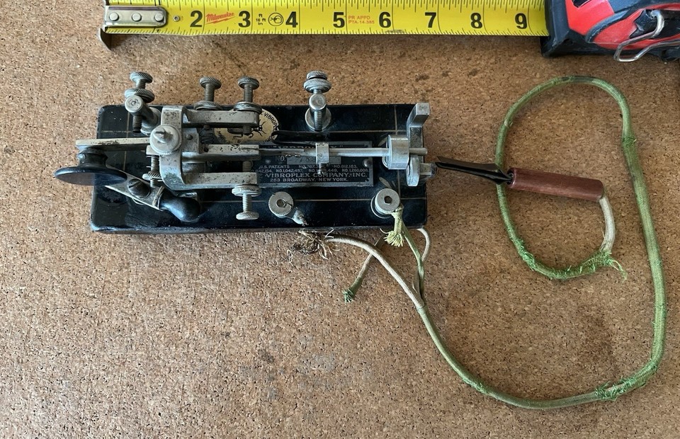Vintage Vibroplex Bug Telegraph Code Key Coder | eBay