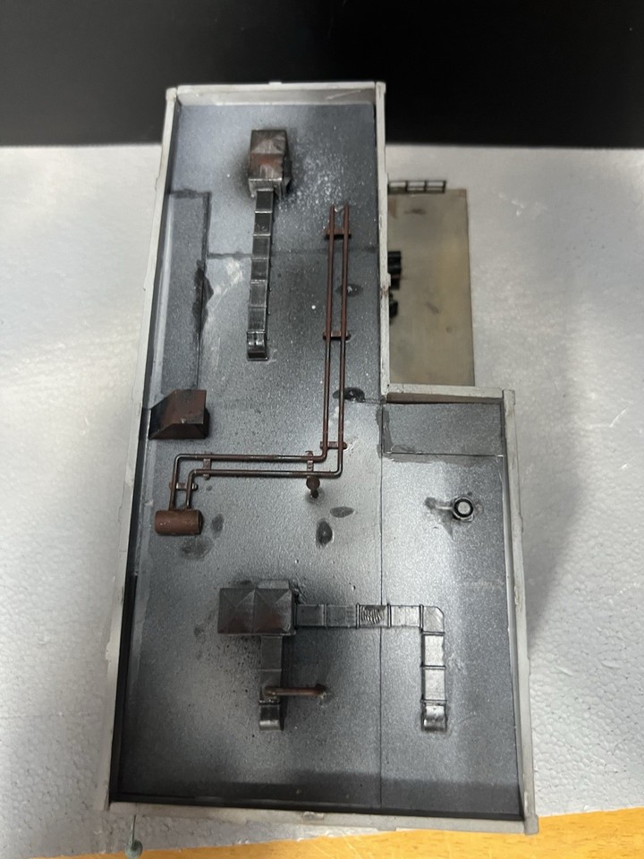 N Scale Built Up “Chevron Distribution Center” Custom Weathered Diorama ...