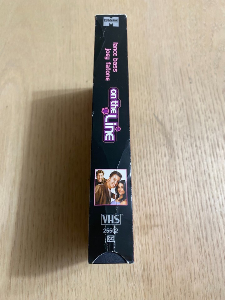 On The Line VHS 2001 Lance Bass Y2K Joey Fatone Romance Love First ...