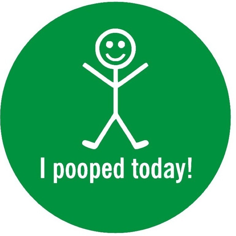 I POOPED TODAY! BUMPER STICKER GREEN WINDOW STICKER LAPTOP STICKER | eBay