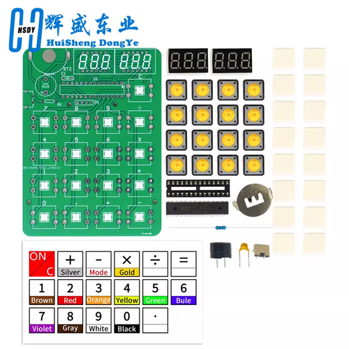 Digital Tube Display Calculator Electronic Kit for Soldering Practice ...