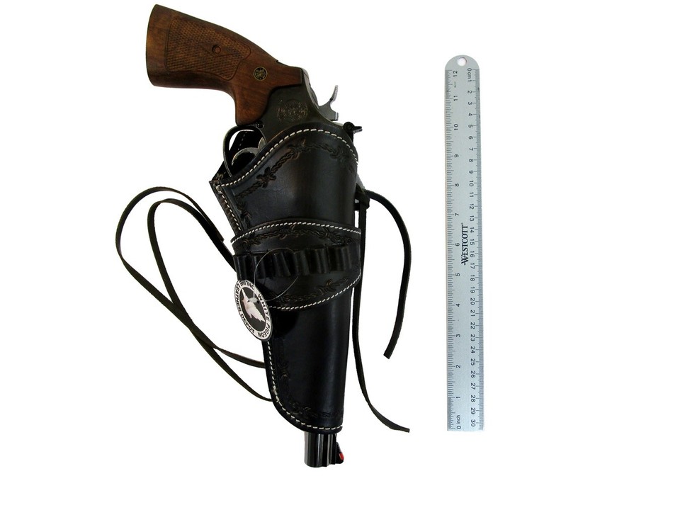 WESTERN HOLSTER PISTOL COVER GUN COVER SIX SHOOTER UNIVERSAL FIT ...