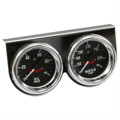 Summit Racing Gauge Kit Analog 09 Series 2 5/8 in Oil PSI Water ...