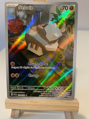 Carte Pokemon SELUTIN 220/193 Holo Secrète EV2 Ecarlate et Violet PAL ...