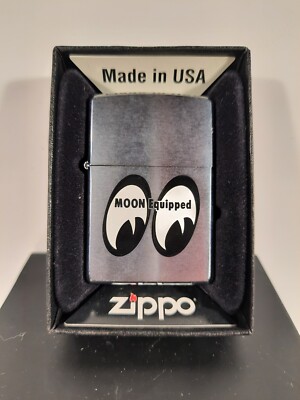 RARE RARE RARE Zippo Moon Equipped Moon Eyes, NEW NEVER STRUCK | eBay